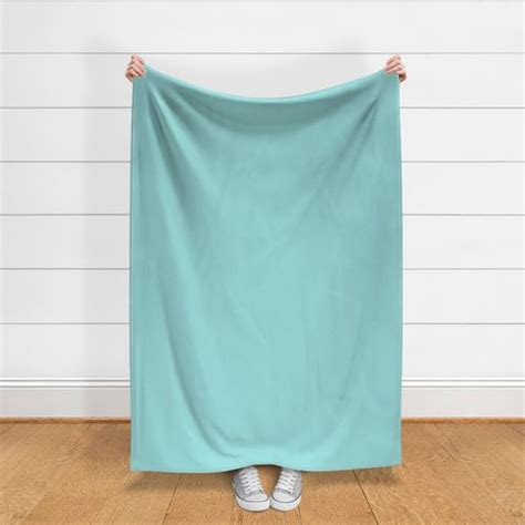Solid Light Teal Fabric Spoonflower