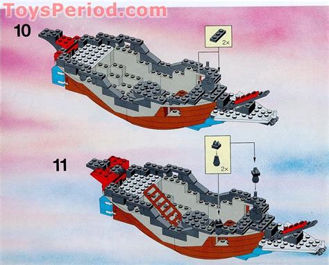 LEGO 6268 Renegade Runner Instructions And Parts List