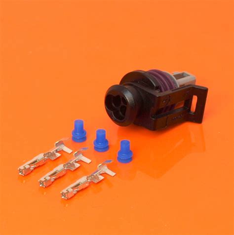 Delphi 3 Way Gt150 Sealed Series Automotive Female Connector Kit 15397275 3 Way Components