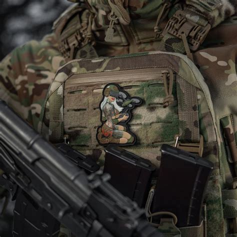 M Tac Pin Up Girl Patch Beauty And Strength