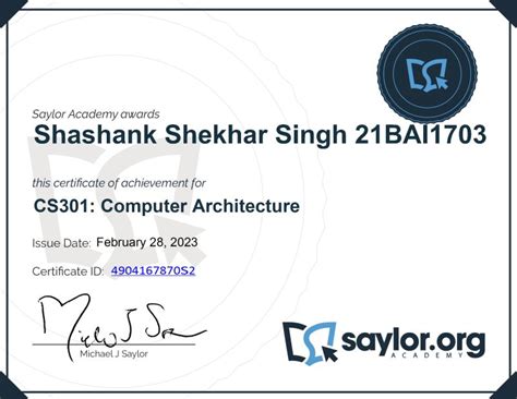 Something There Is In Computer Architecture Shashank Shekhar Singh