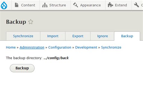 Config Backup