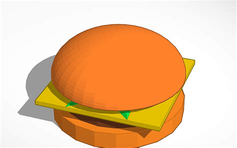 3d Design Hamburger Tinkercad