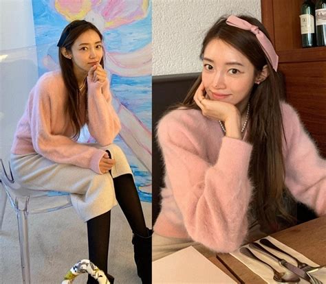 ‘오형제 엄마 서하얀 포기 못한 소녀 감성 헤어밴드에 니트 핑크룩 패션엔