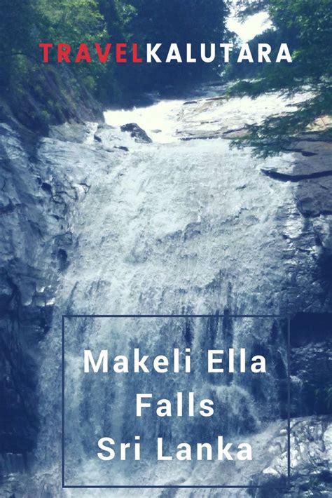 The Makeli Ella Falls Is A Beautiful Waterfall That Offers Scenic Views