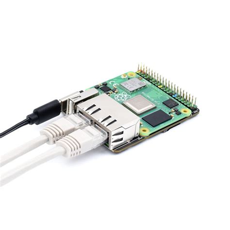 Mini Dual Gigabit Ethernet Base Board Designed For Raspberry Pi Cm4 Pishop Ca