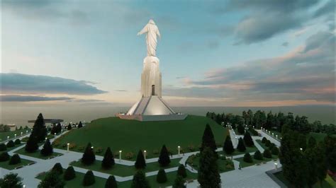 «Հիսուս Քրիստոսի մոնումենտալ արձան համալիրի նախագծի վերջնական անիմացիոն տարբերակը Youtube