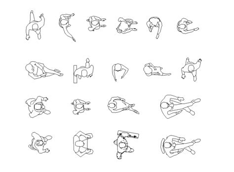 People CAD Blocks Detail Elevation 2d View Dwg File