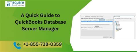 A Quick Guide To Quickbooks Database Server Manager Artofit