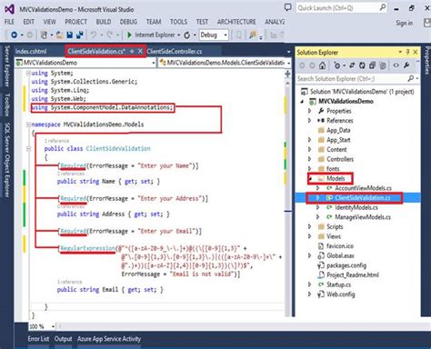 Validations In Aspnet Mvc 50 Part 13
