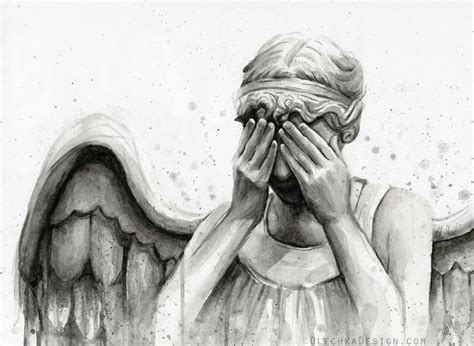 Weeping Angel Outline