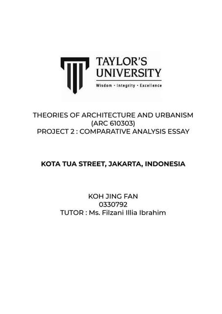 Comparative Analysis Essay Pdf