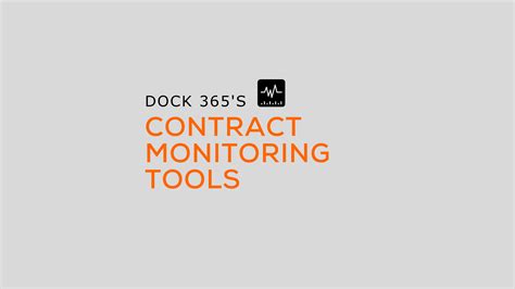 Best Contract Monitoring Tools To Stay Up To Date Dock 365 Inc