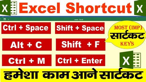 Most Important Shortcut Keys Of Ms Excel Excel Shortcuts Add Border