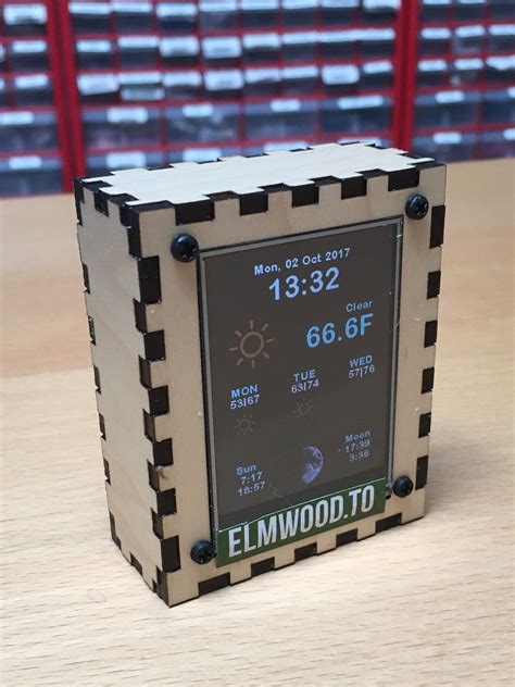 Adafruit Feather 2 4 Display Laser Cut Case Elmwood Electronics