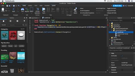 How To Make Smooth Fov Tween Script Scripting Support Developer
