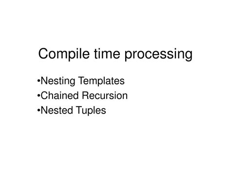 Ppt Compile Time Abstraction Techniques For The D Programming Language Powerpoint Presentation