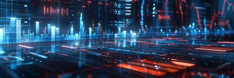 Colorful Data Charts And Graphs On A Digital Interface In A Modern