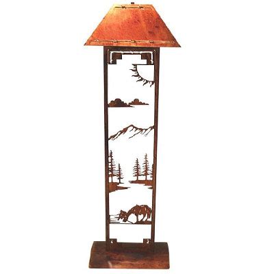 The Trendsetters Rustic Floor Lamp Rustic Lighting Fans