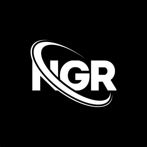 NGR Logo NGR Letter NGR Letter Logo Design Initials NGR Logo Linked With Circle And Uppercase