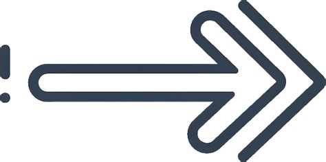 Arrow Icon Direction Movement Guidance Route Sign Straight Arrow