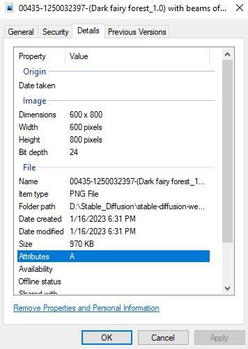 Feature Request Requested Description Section Of Properties Of