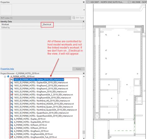 Nested Models Inside Linked Model Controlled By Our Host Models Worksets Autodesk Community