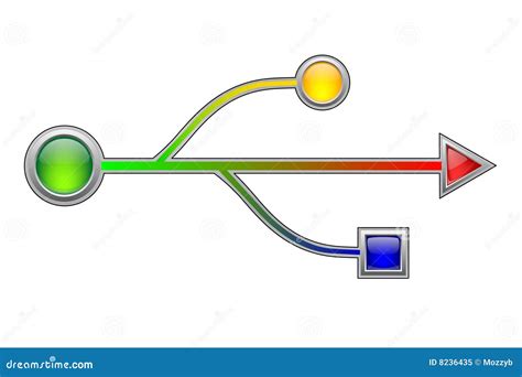 Usb Sign For Interface Electronic Hardware Stock Vector Illustration Of Flash Hardware 8236435