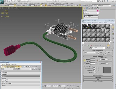 Европейская электрическая вилка 3d Модель 5 Fbx Max Obj Free3d