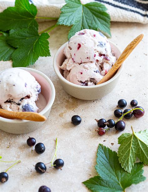 Recette Estivale Crème Glacée Au Cassis