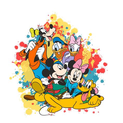 Mickey Mouse And Friends Birthday Png