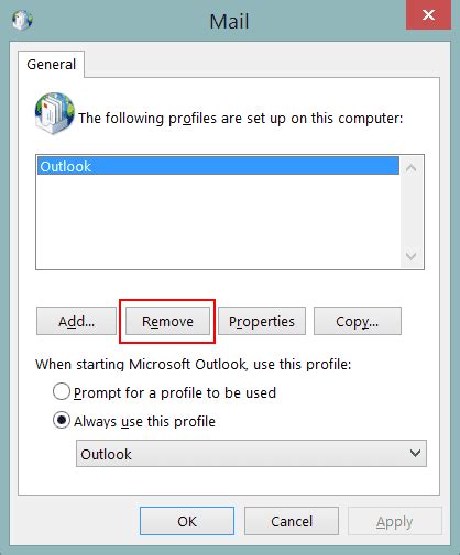 How To Rebuild Outlook Profile Dareloalways