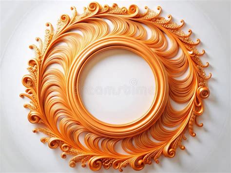 Captivating Orange Circular Frame A Long Exposure Masterpiece Of