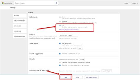 How To Turn Off Safe Search