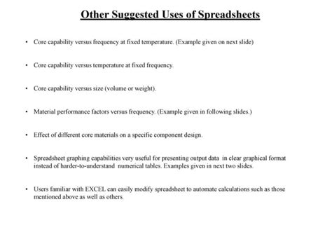 Transformer Design Spreadsheet Intended For William P Robbins Dept Of