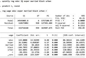 Two Stage Least Squares SLS Regression In Stata The Data Hall