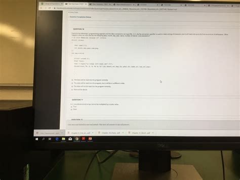 Solved Question 10 Examine The Following Programming