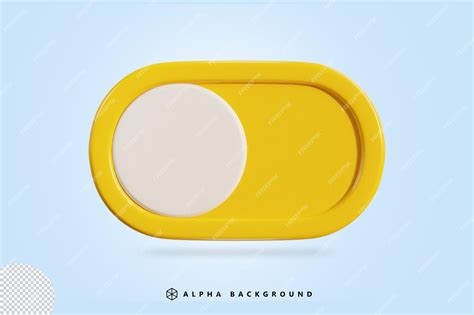 Premium Psd 3d Toggle Switch Buttons On And Off Icon Vector Illustration