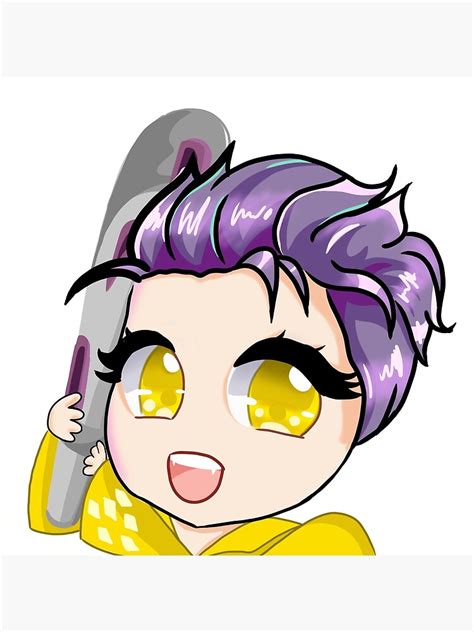 Trickster From Dead By Daylight Chibi Style Digital Art Poster For Sale By Lunaandrosa Redbubble