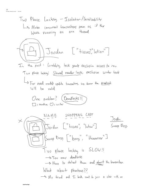 12 Database Internals Two Phase Locking