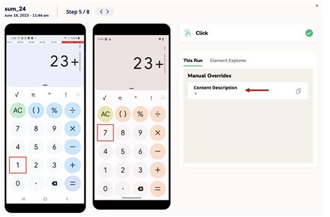 manually overriding element selection sofy support docs no code