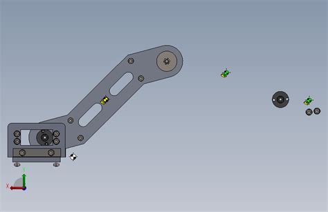 三级连杆机械臂机械手模型SW三维 189302 20 SOLIDWORKS 2013 模型图纸下载 懒石网