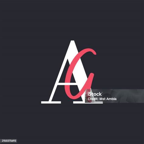 Creative Letter Ag 로고 디자인 추상 이니셜 A 및 G 로고 브랜딩 및 비즈니스 로고에 사용 가능 0명에 대한