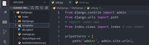 Vscode Django