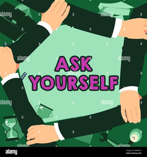 Conceptual Display Ask Yourself Word For Thinking The Future Meaning And Purpose Of Life Goals