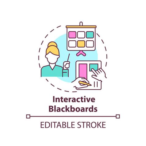 140 Interactive Board Classroom Stock Illustrations Royalty Free