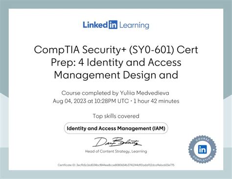 Yuliia Medvedieva On Linkedin Certificate Of Completion