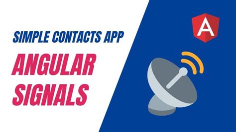 Syed Usama Ali On Linkedin Create A Simple Contacts App With Angular Signals 12