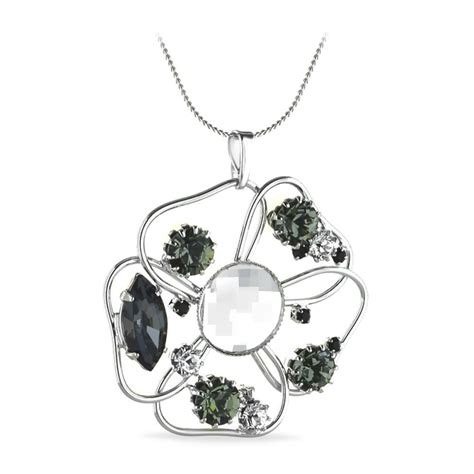 Кулон з ланцюжком із кристалами Swarovski 817994 в інтернет магазині Rozetka Купити в