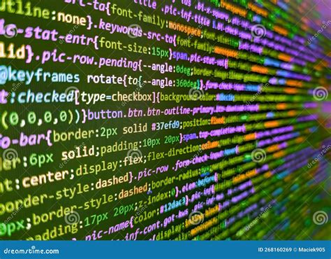 Binary Digits Code Editing Programming Code Abstract Company Office Stock Image Image Of
